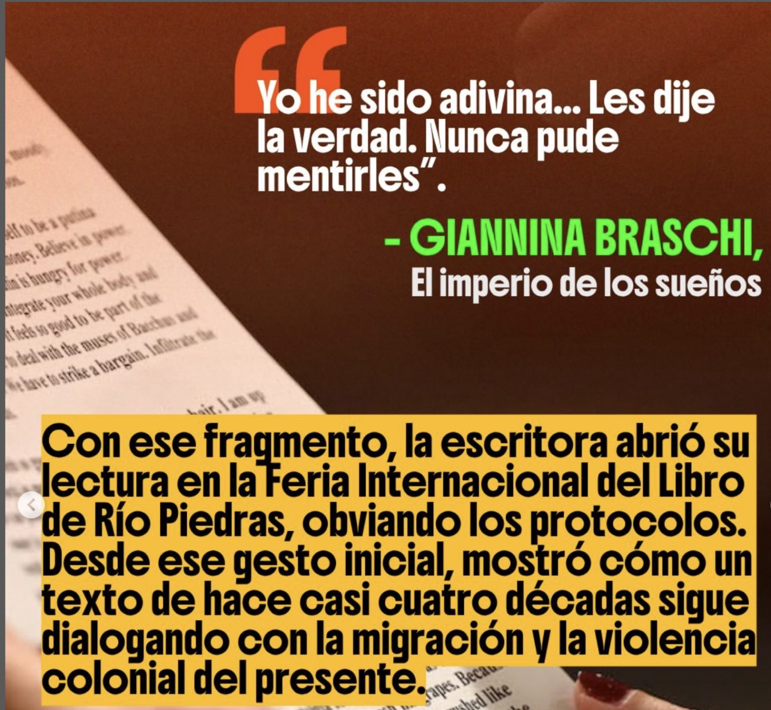 filósofa puertorriqueña - Giannina Braschi
